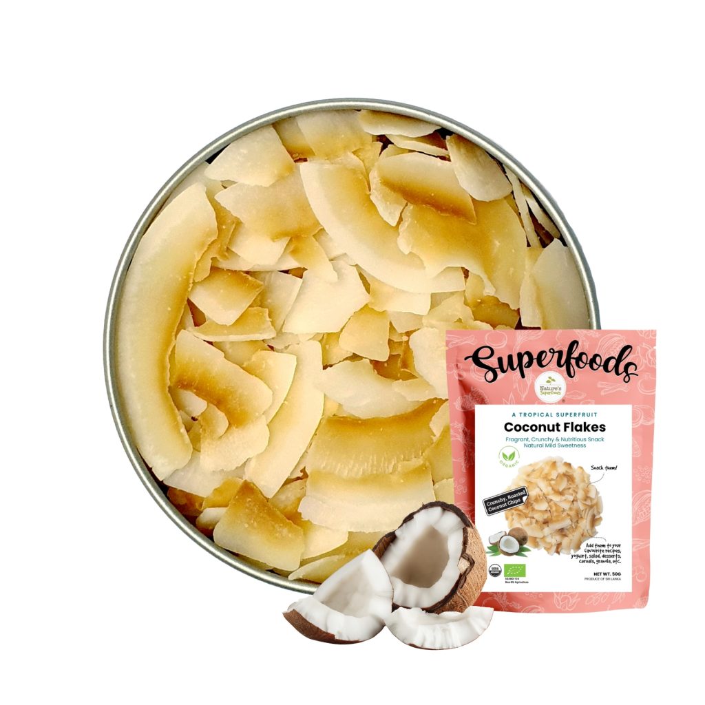 Organic Roasted Coconut Flakes | Nature’s Superfoods