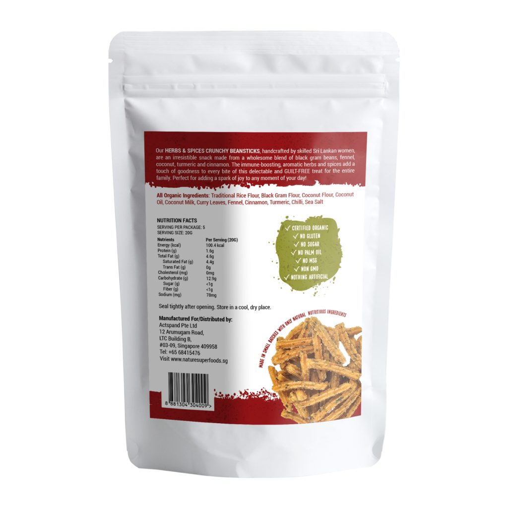 Vegan Crunchy Bean Sticks Snack Gift Set - Organic l Gluten-Free